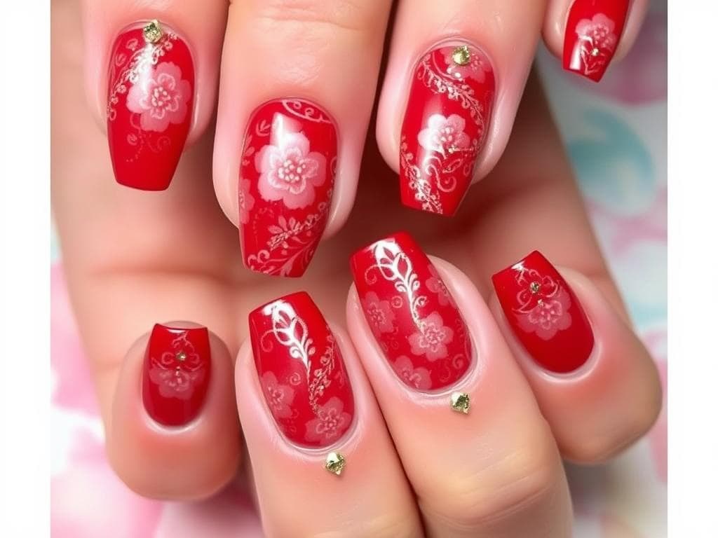 Elegant Strawberry Red Nail Art Designs You'll Love